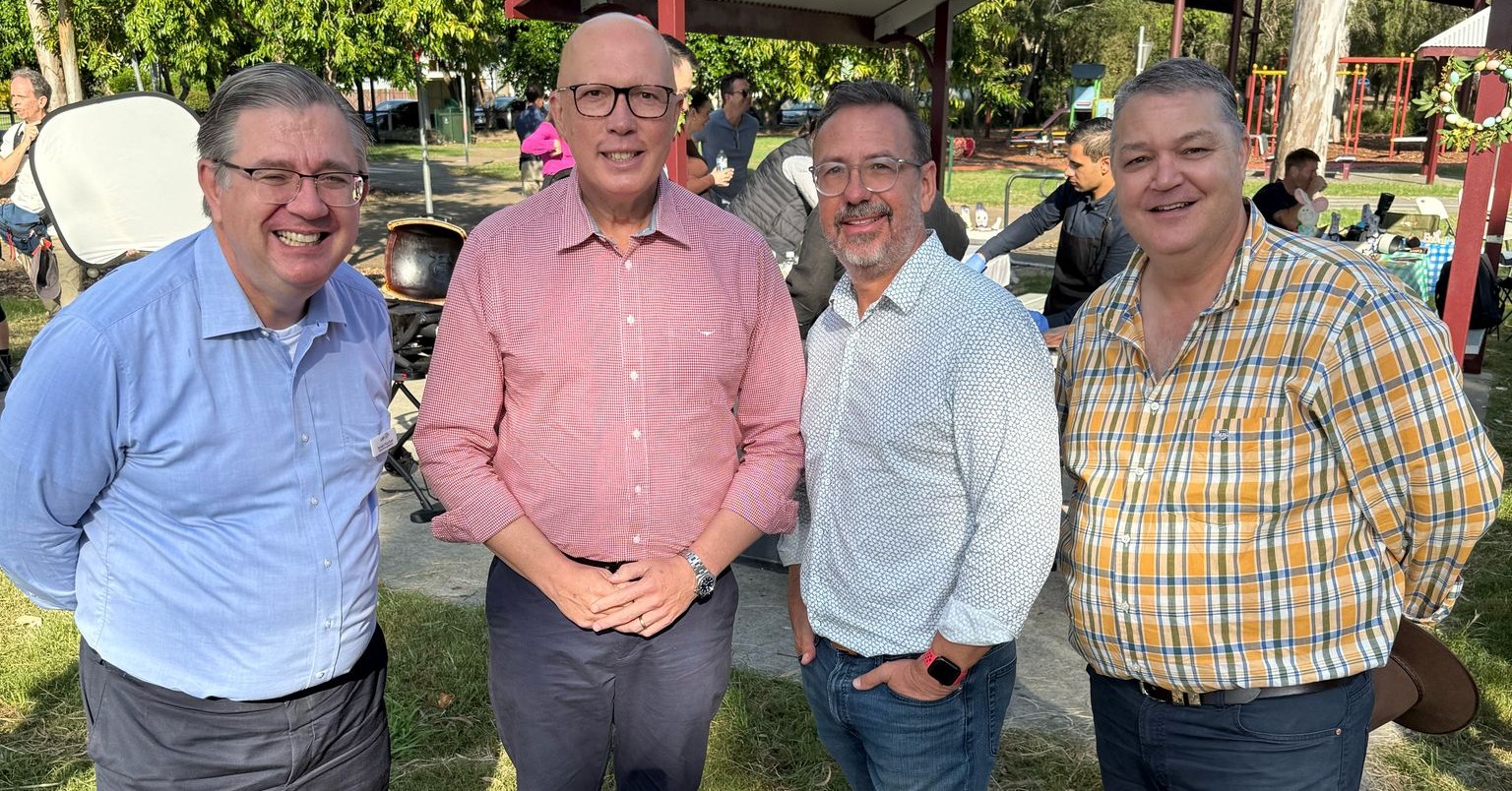 Peter Dutton Community BBQ - Sen Paul Scarr