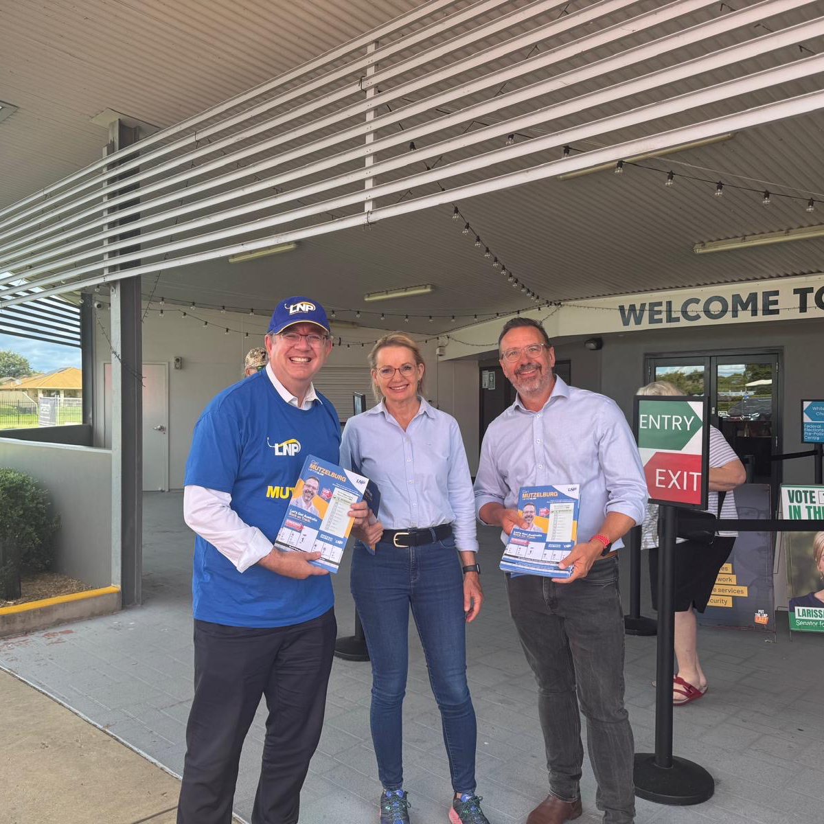 Supporting Carl Muztelburg with Sussan Ley MP - Sen Paul Scarr